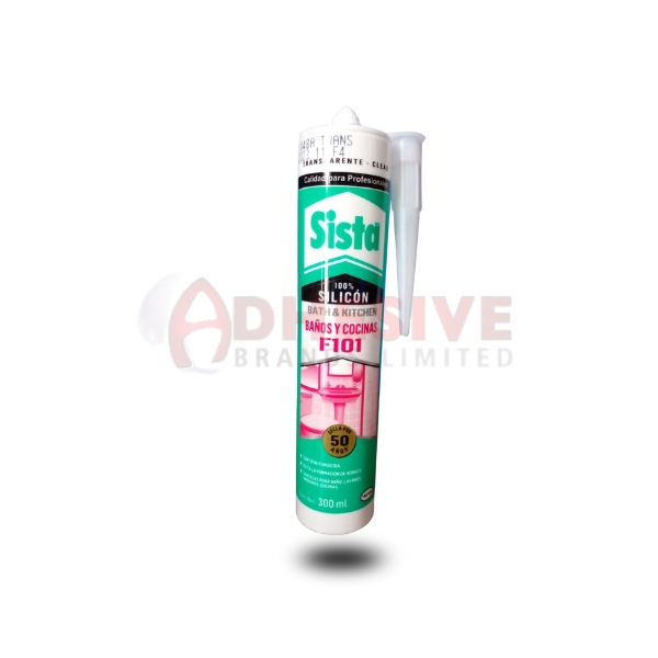 Sista F101 Bathrooms and Kitchens Silicone - Adhesive Brands Limited